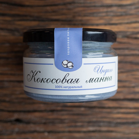 Кокосовая манна с голубой матчей купить оптом